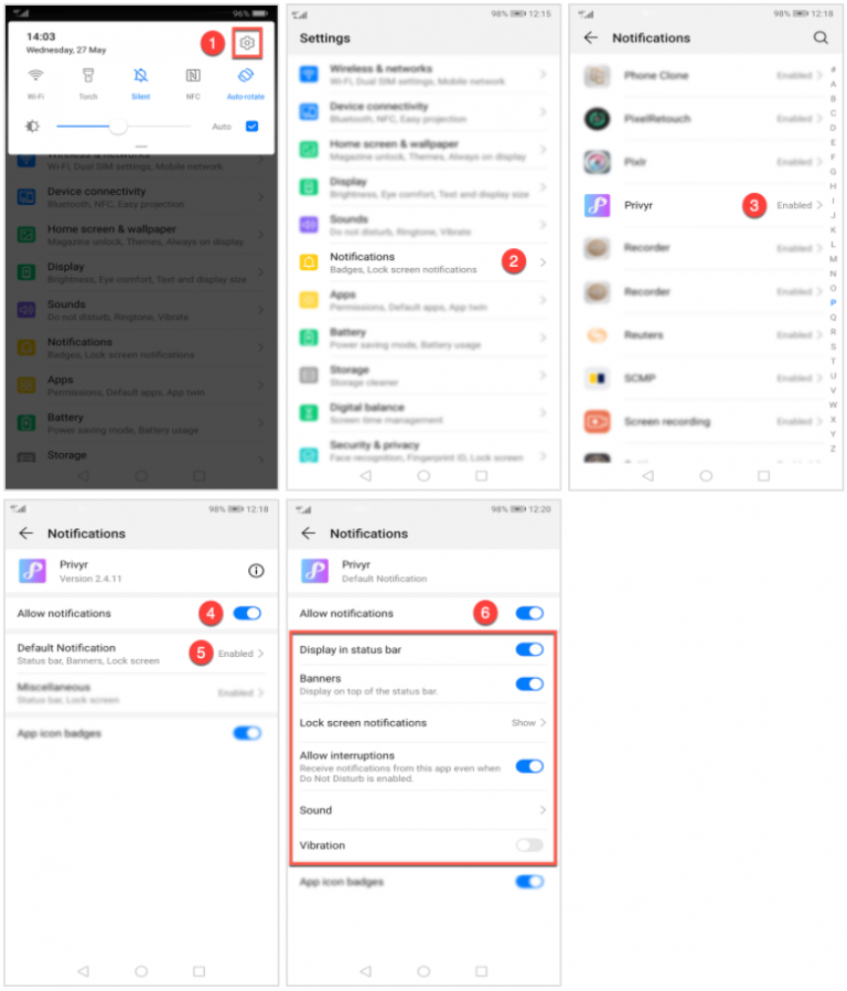 Push Notification Settings Troubleshooting Privyr Help Guides