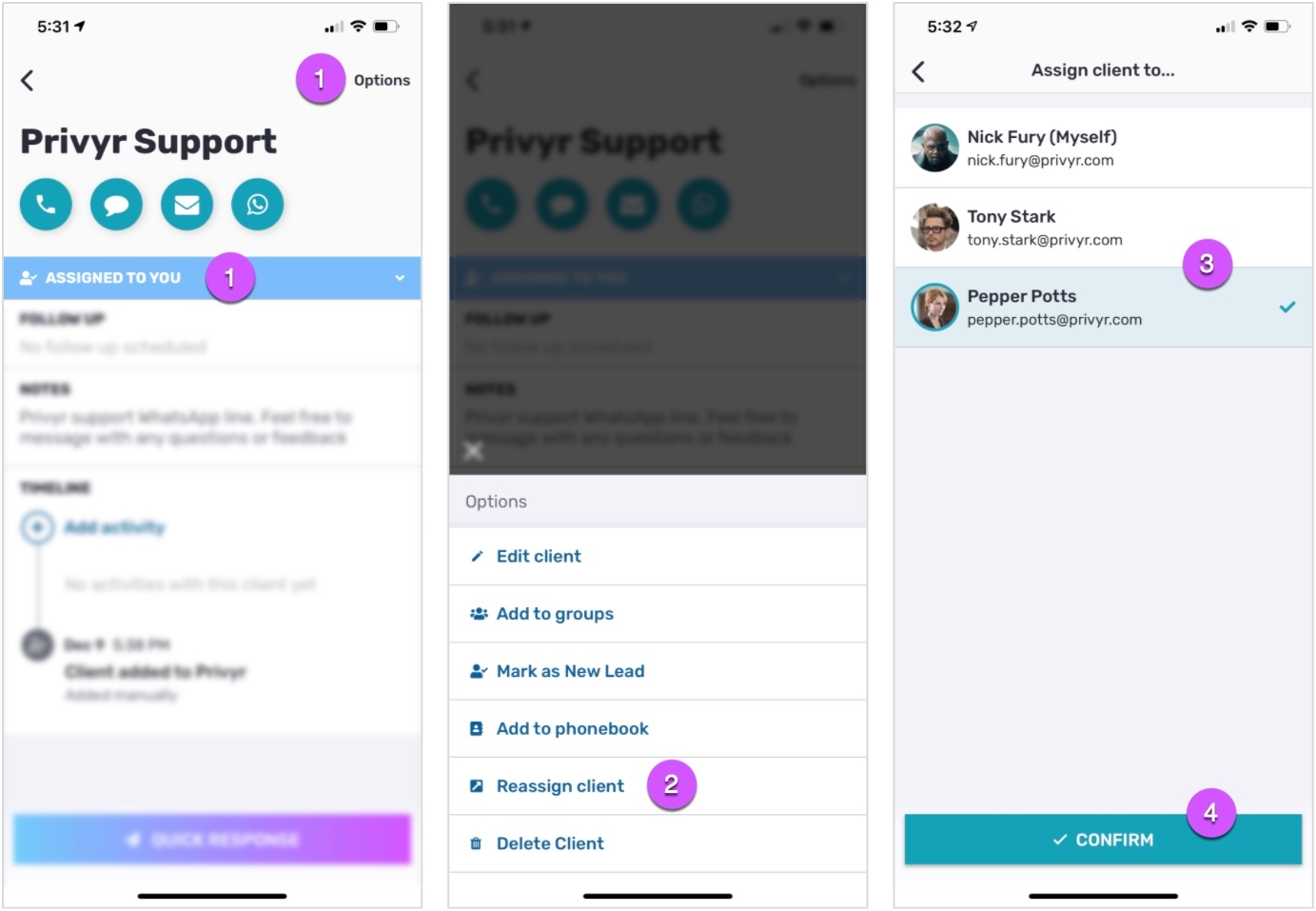 Using Privyr with a Team – Privyr Help & Guides