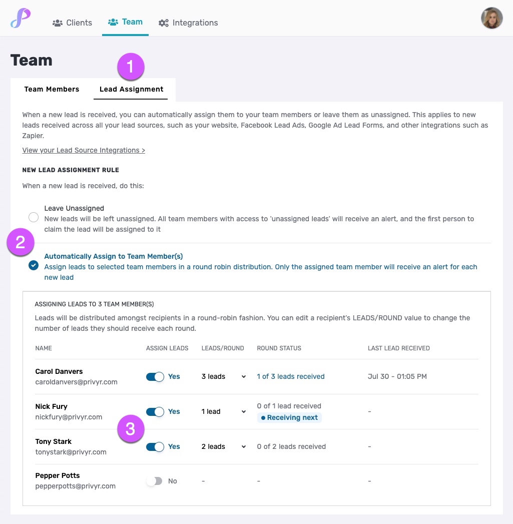 Using Privyr with a Team – Privyr Help & Guides