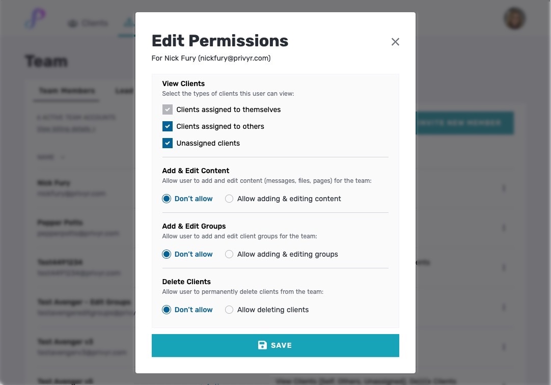 Using Privyr with a Team – Privyr Help & Guides