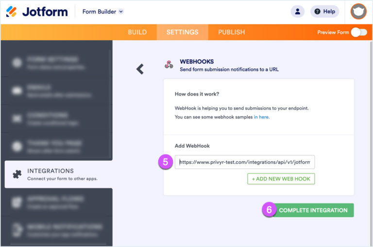 Connecting to Jotform – Privyr Help & Guides