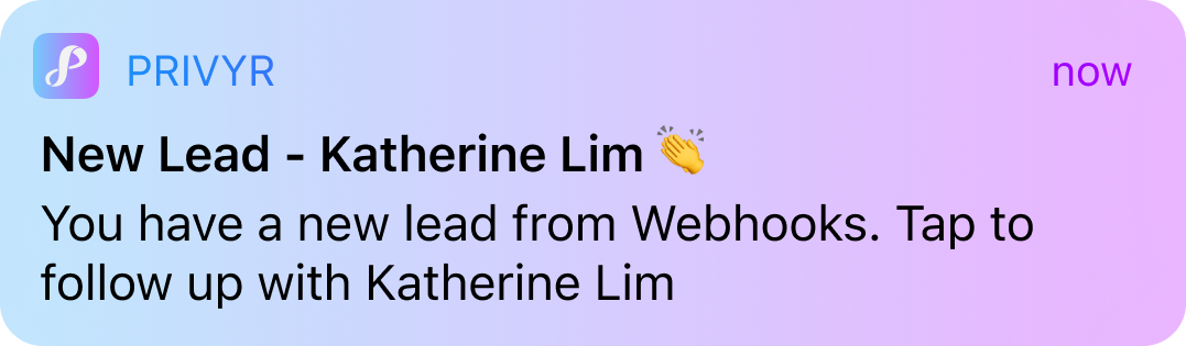 Connecting to Custom Lead Sources via Webhooks – Privyr Help & Guides