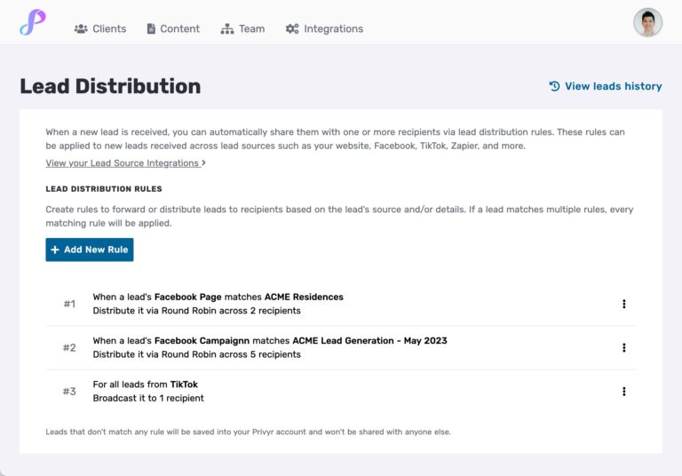 Automatic Lead Distribution – Privyr Help & Guides