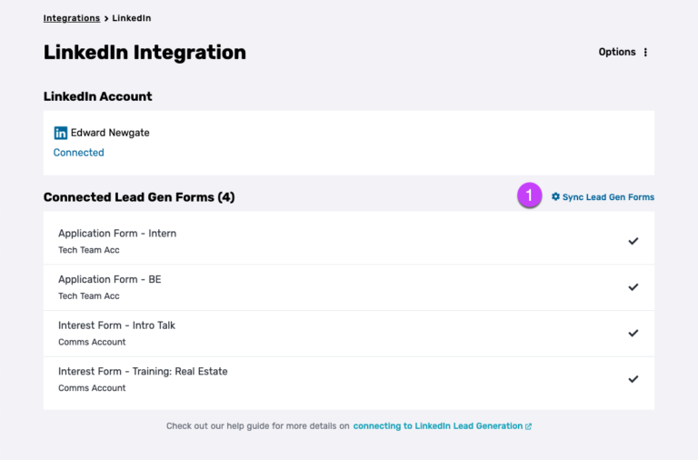 Connecting to LinkedIn Lead Gen Forms – Privyr Help & Guides