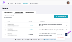 Using Privyr with a Team – Privyr Help & Guides