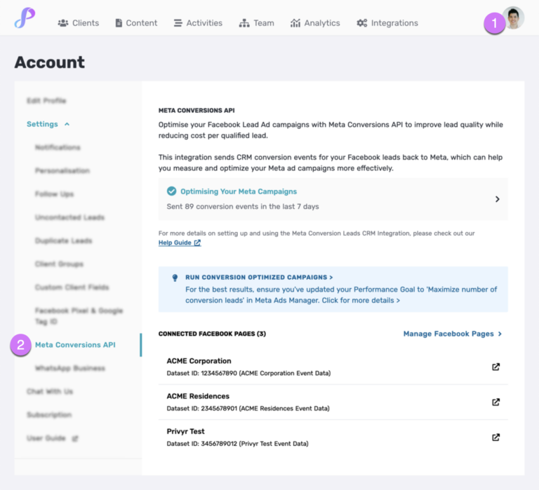 Meta Conversions API for Facebook Lead Ads – Privyr Help & Guides